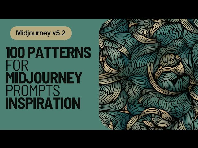 Midjourney 5.2 | 100 patterns for prompting inspiration » 【midjourney ...